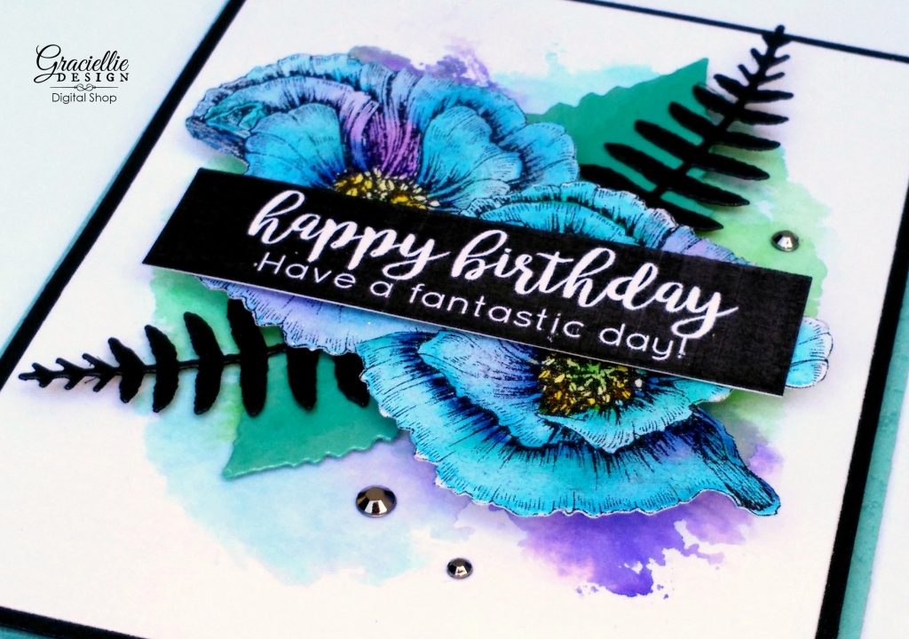 Hello Gorgeous - Digital Stamp Set - Graciellie Design Digital Stamps