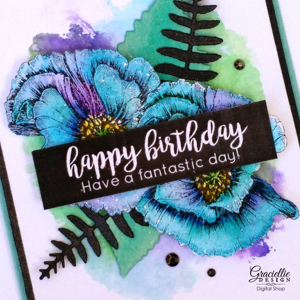 Hello Gorgeous - Digital Stamp Set - Graciellie Design Digital Stamps