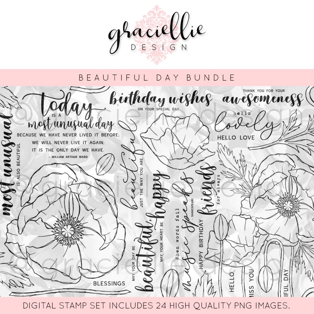 Family Love Digital Stamp Bundle - Graciellie Design Digital Stamps