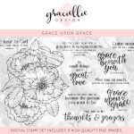 Grace upon Grace Mega Digital Stamp Set - Graciellie Design Digital Stamps