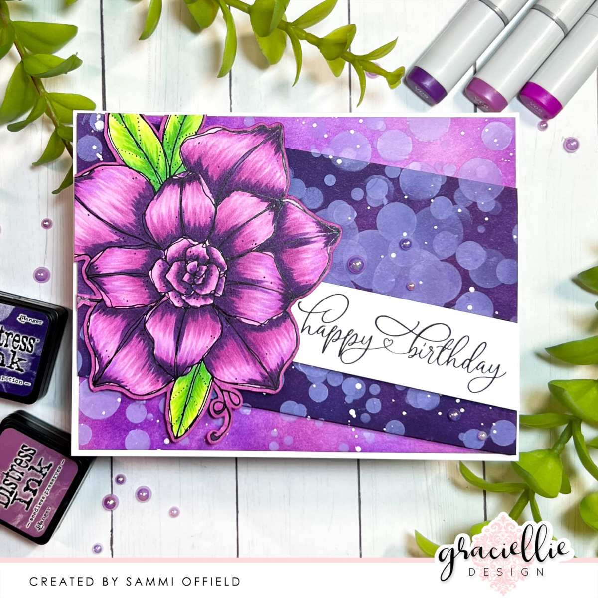 Whimsy Spring Digital Stamp Set - Graciellie Design Digital Stamps